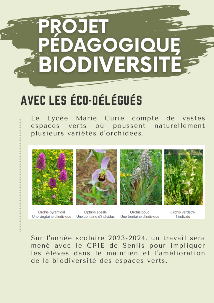 Projet pédagogique biodiversité